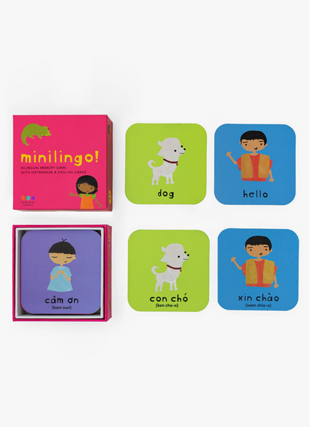 KAAREM - Minilingo Vietnamese/English Bilingual Memory Game Flashcards