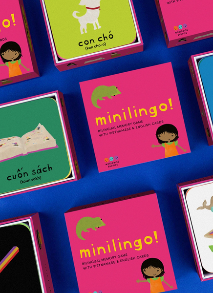 KAAREM - Minilingo Vietnamese/English Bilingual Memory Game Flashcards