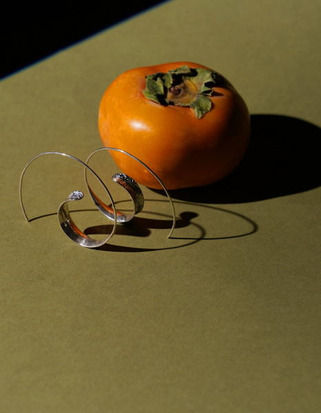 KAAREM - "BÚI TÓC" (Hair-Bun) Silver Earrings