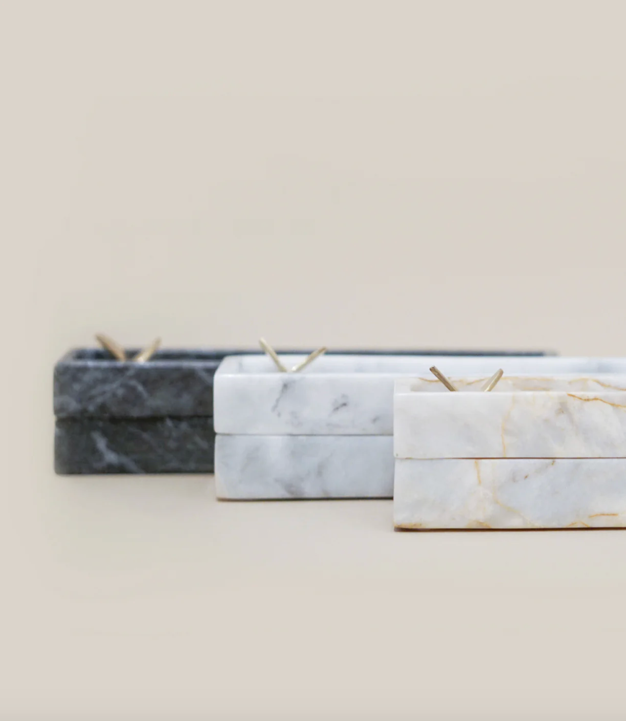 KAAREM - Maaari Balance Incense Box in White Marble