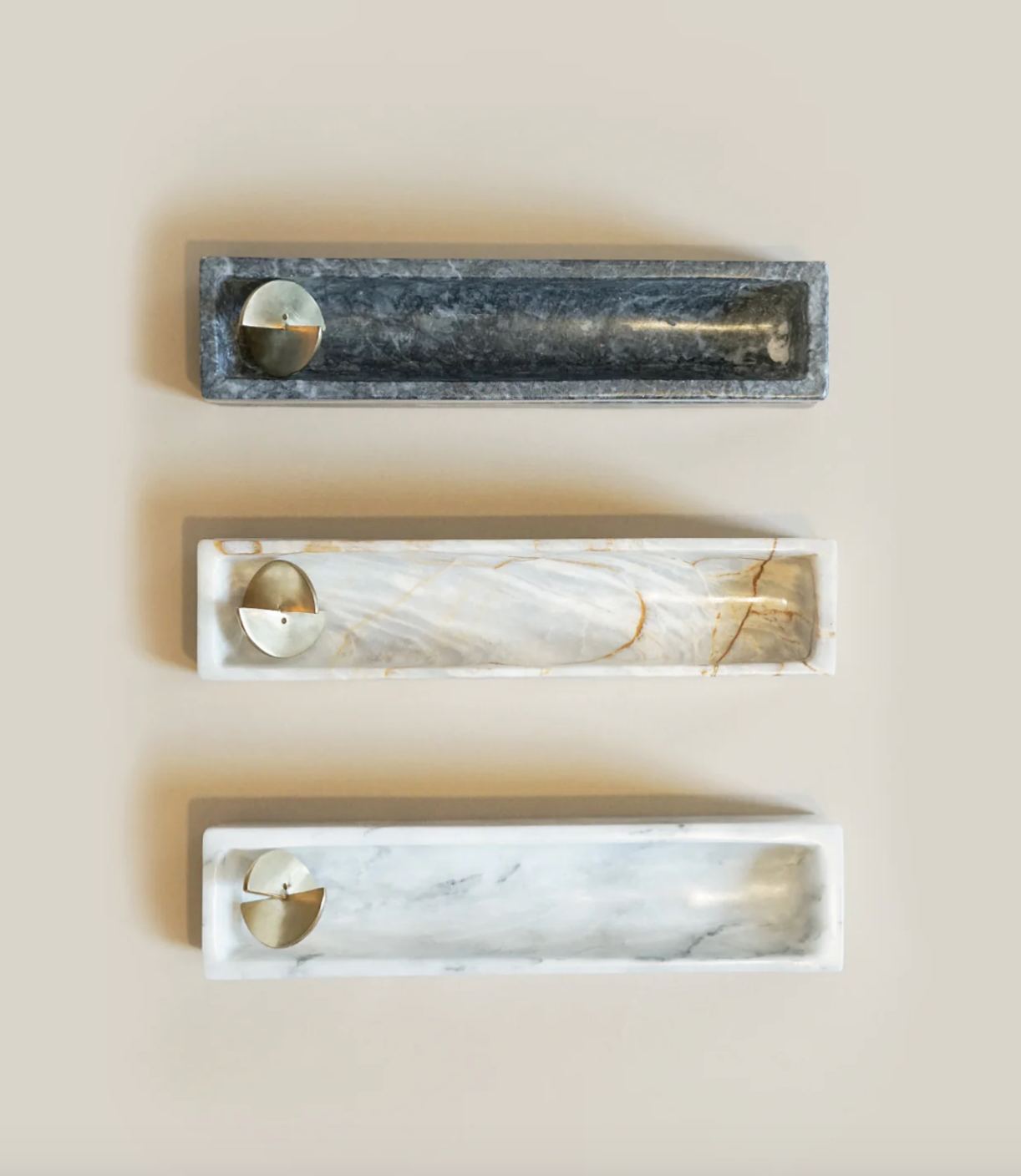 KAAREM - Maaari Balance Incense Box in White Marble