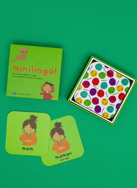 KAAREM - Minilingo French/English Bilingual Memory Game Flashcards