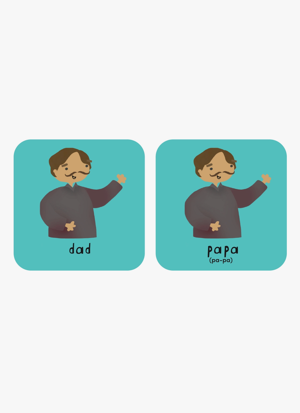 KAAREM - Minilingo French/English Bilingual Memory Game Flashcards