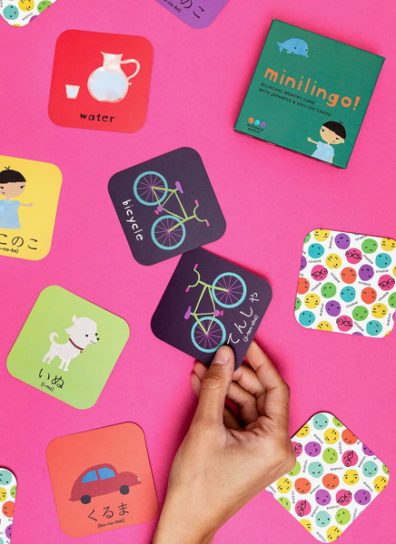 KAAREM - Minilingo Japanese/English Bilingual Memory Game Flashcards
