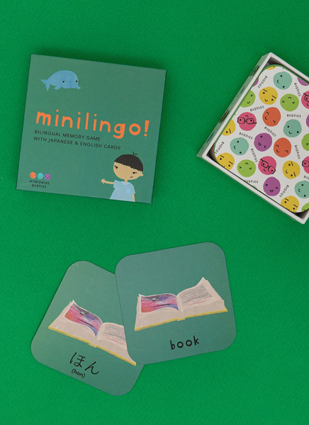 KAAREM - Minilingo Japanese/English Bilingual Memory Game Flashcards