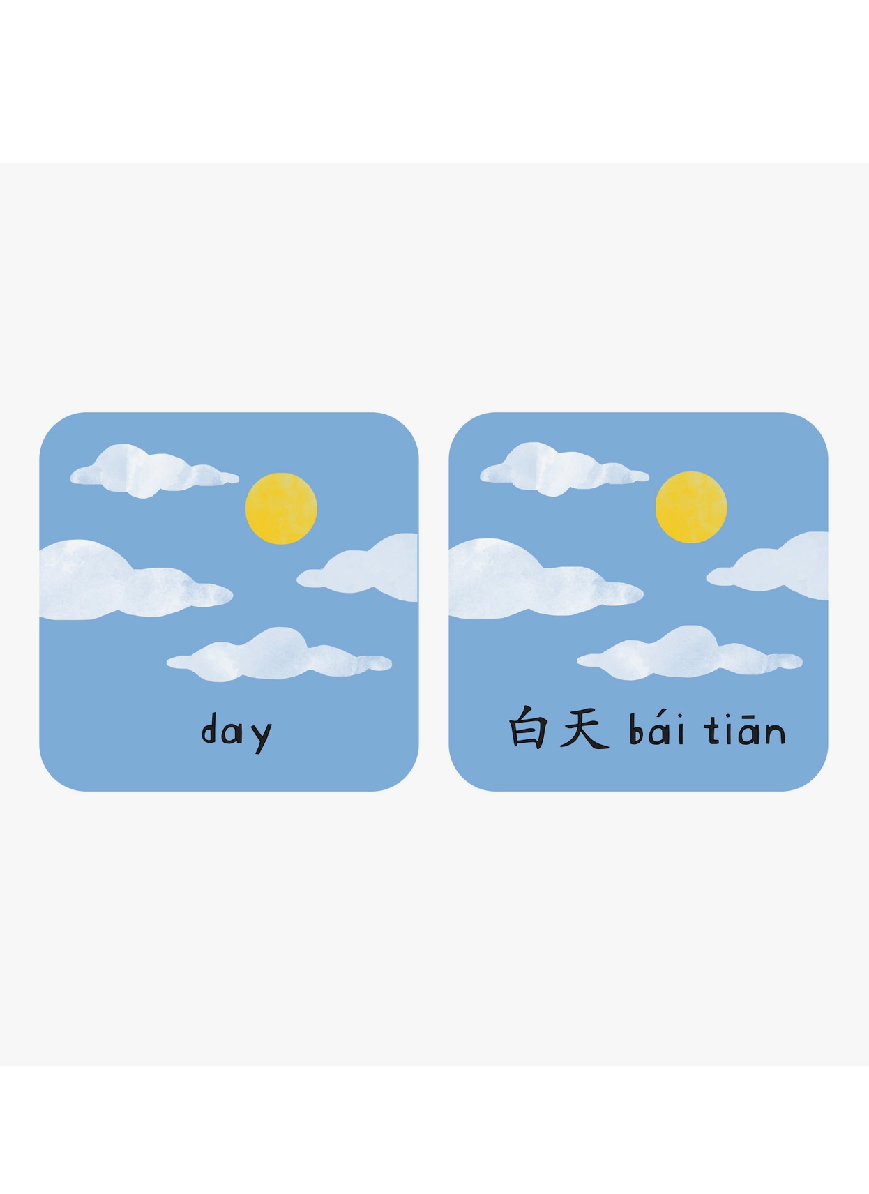 KAAREM - Minilingo Mandarin/English Bilingual Memory Game Flashcards