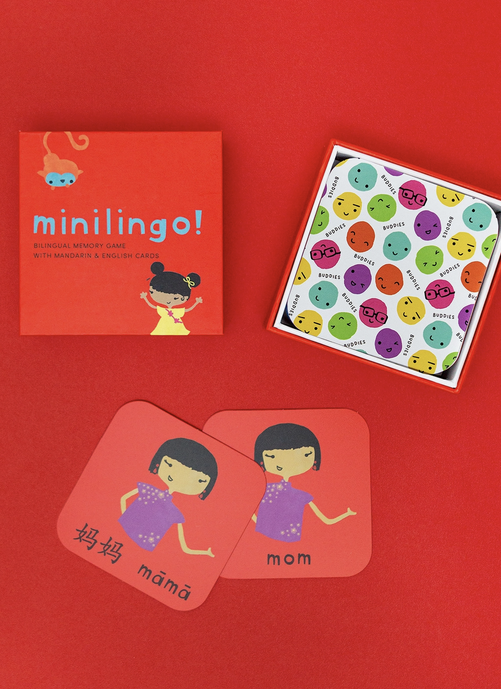 KAAREM - Minilingo Mandarin/English Bilingual Memory Game Flashcards