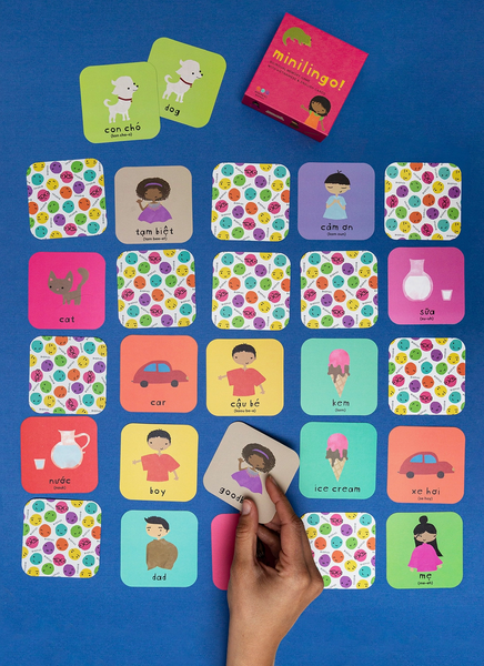KAAREM - Minilingo Vietnamese/English Bilingual Memory Game Flashcards