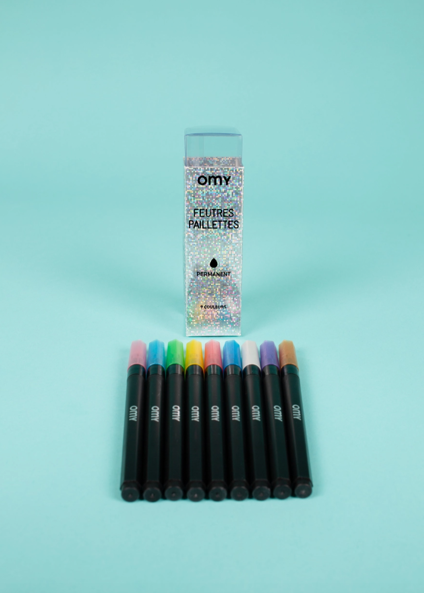 KAAREM - 9 Glitter Markers
