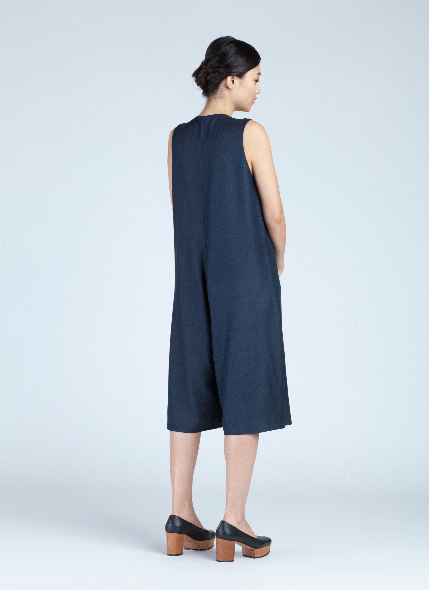 KAAREM - Hidden Layer Sleeveless Onesie - Deep Blue