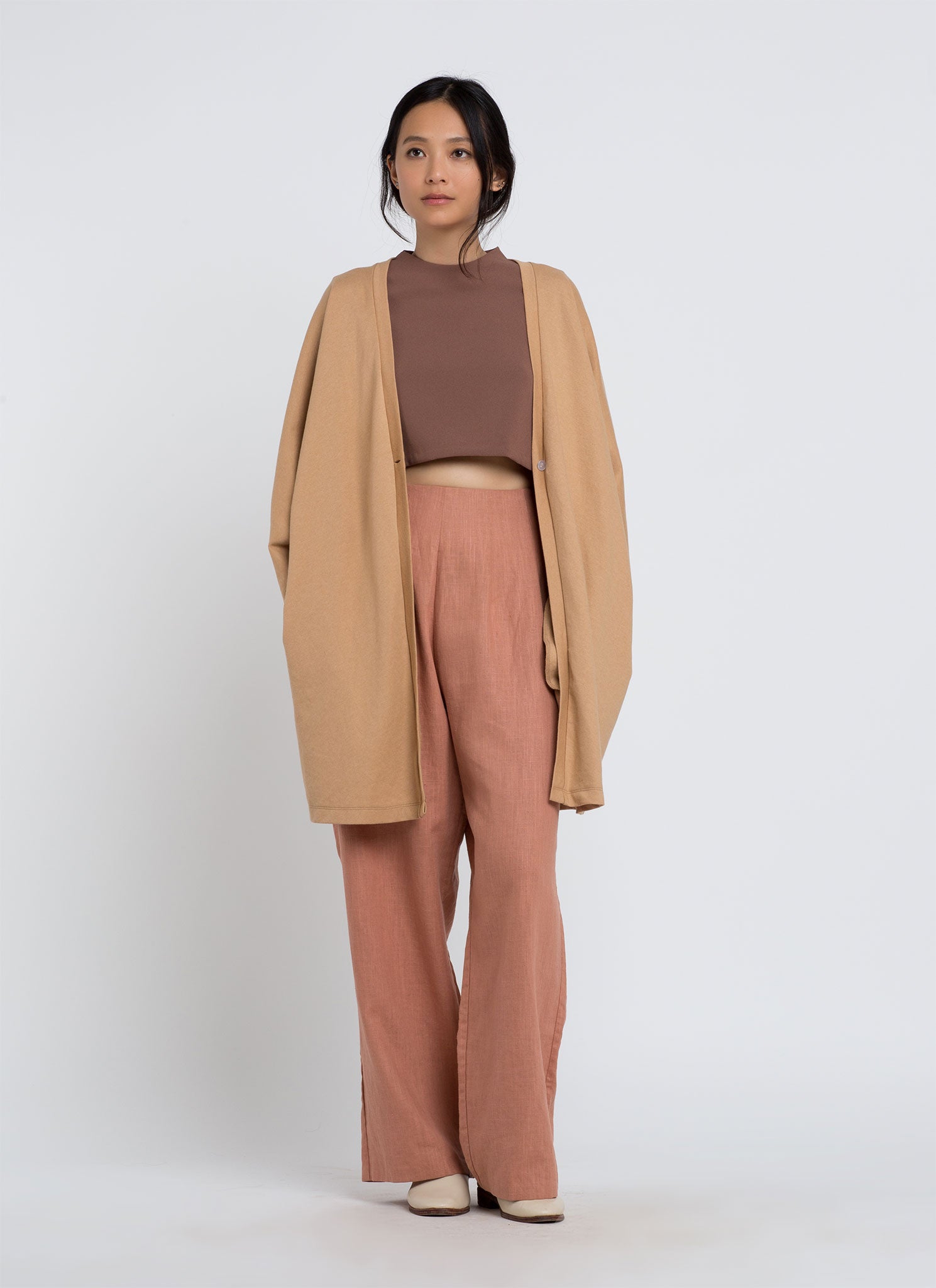 KAAREM - Var Oversized Relaxed Pocket Pant - Clay