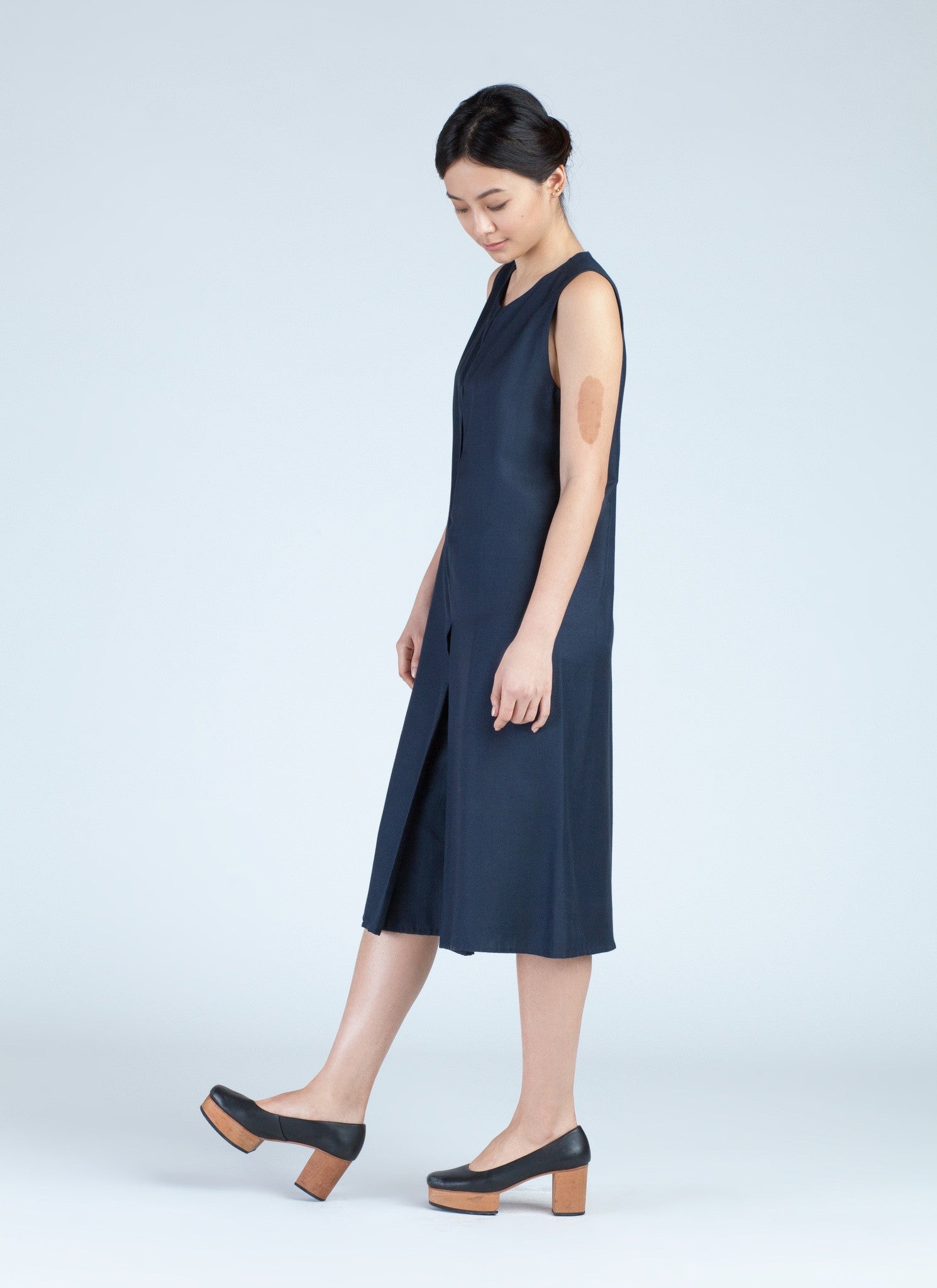 KAAREM - Hidden Layer Sleeveless Onesie - Deep Blue