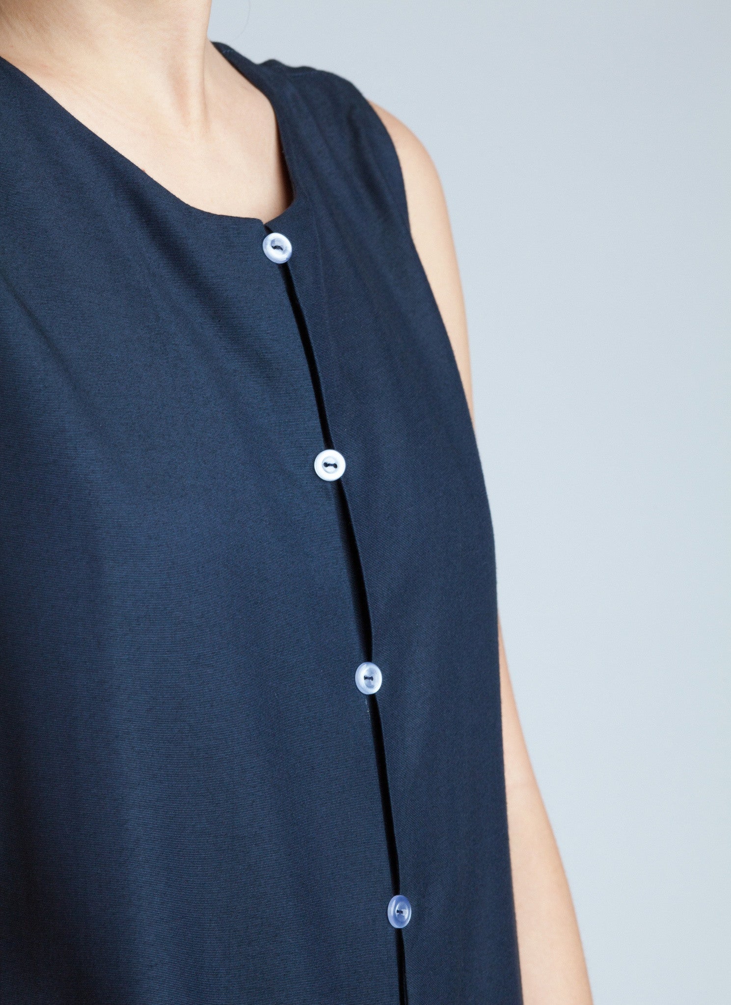 KAAREM - Hidden Layer Sleeveless Onesie - Deep Blue