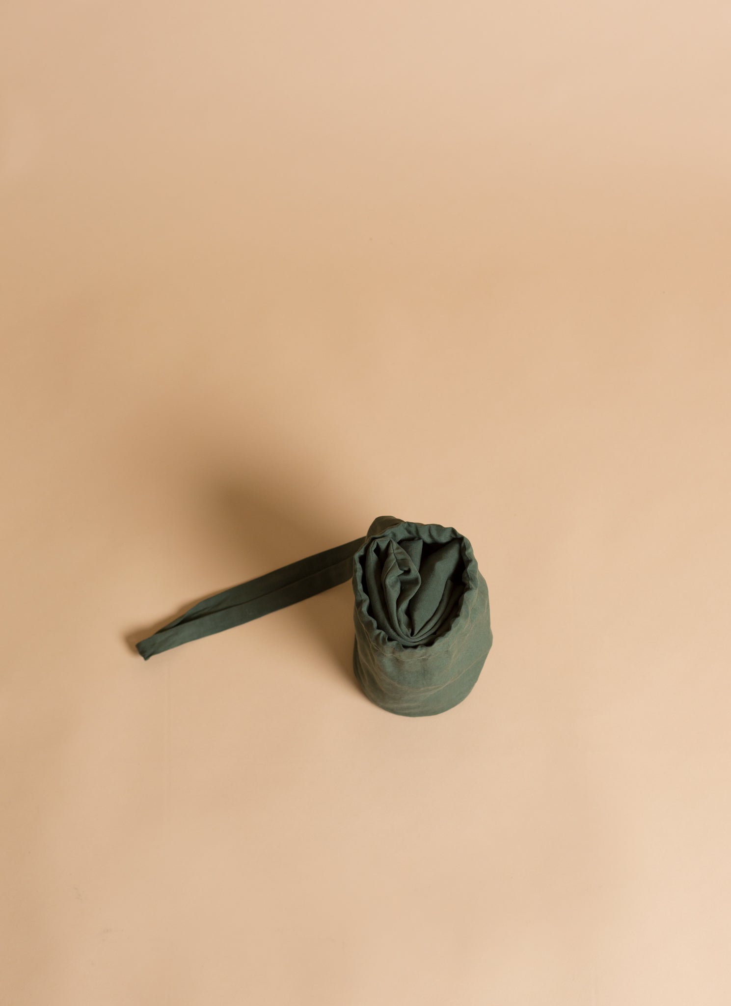 KAAREM - Gemini Drawstring Mini Bag - Forest Green