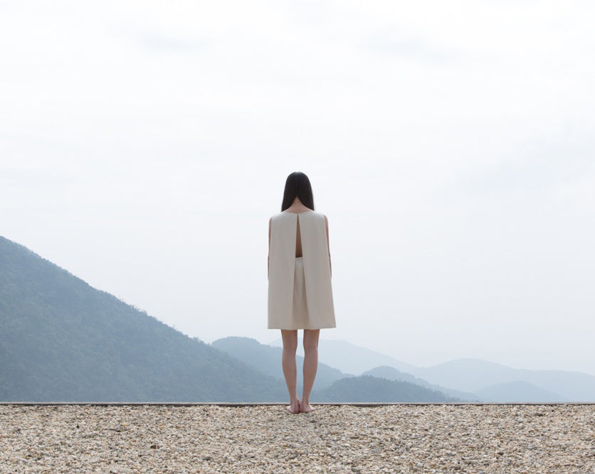 KAAREM - The Triangle Open Back Dress by KAAREM